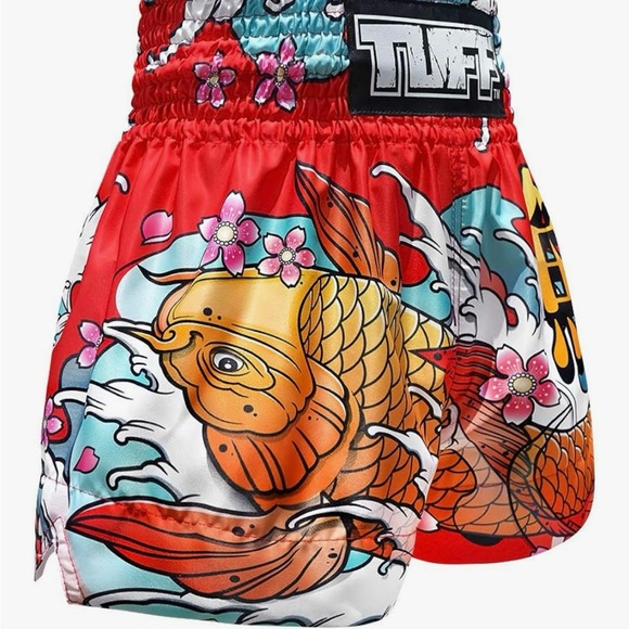 Tuff Athletics | Shorts | Tuff Athletics Red And Orange Athletic Shorts ...